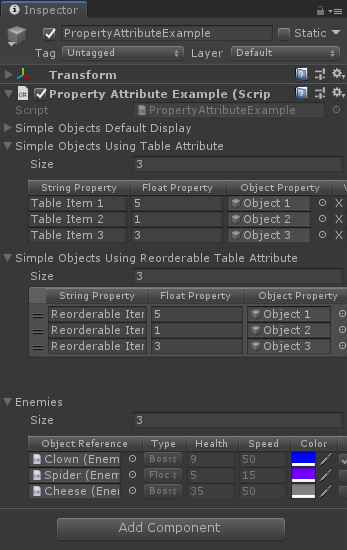【Unity】Inspector で配列やリストをテーブルレイアウトで表示できる「EditorGUITable」紹介 - コガネブログ