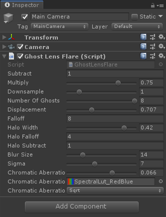 【Unity】レンズフレアのポストエフェクトを使用できる「unity-lens-flare-1」紹介 - コガネブログ