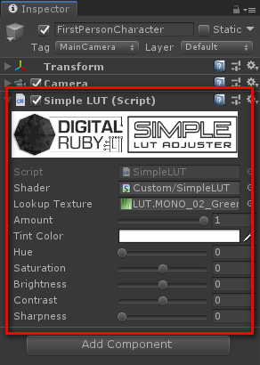 【Unity】LUT を使用できる「Simple LUT Adjuster」紹介 - コガネブログ