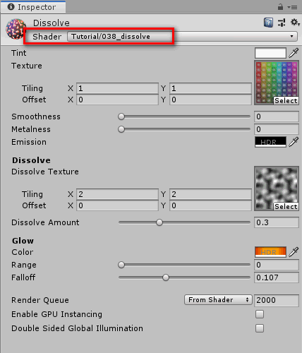 【Unity】ディゾルブシェーダを実装できる「ShaderTutorials」紹介 - コガネブログ