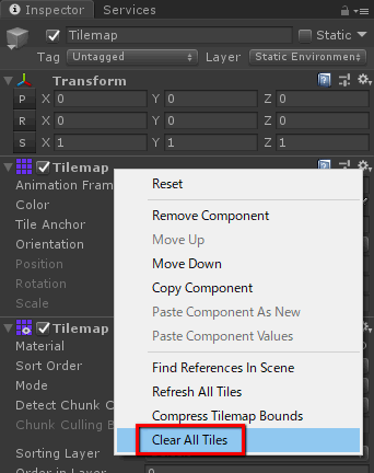 GitHub - baba-s/UniTilemapContextMenuCustom: 【Unity】Tilemap に塗ったすべてのタイルを削除するメニューを追加できるエディタ拡張