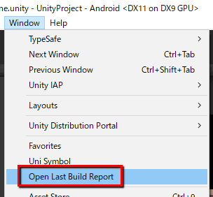 【Unity】Inspector で Build Report を確認する方法 - コガネブログ