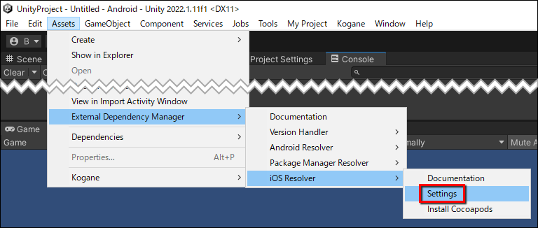 【Unity】Firebase を使っているプロジェクトの iOS ビルドで .xcworkspace ではなく .xcodeproj を生成する方法 - コガネブログ