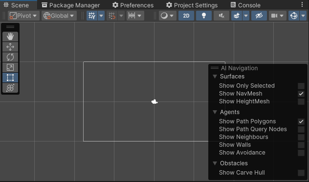 【Unity】Scene ビューの「AI Navigation」を消す方法 - コガネブログ