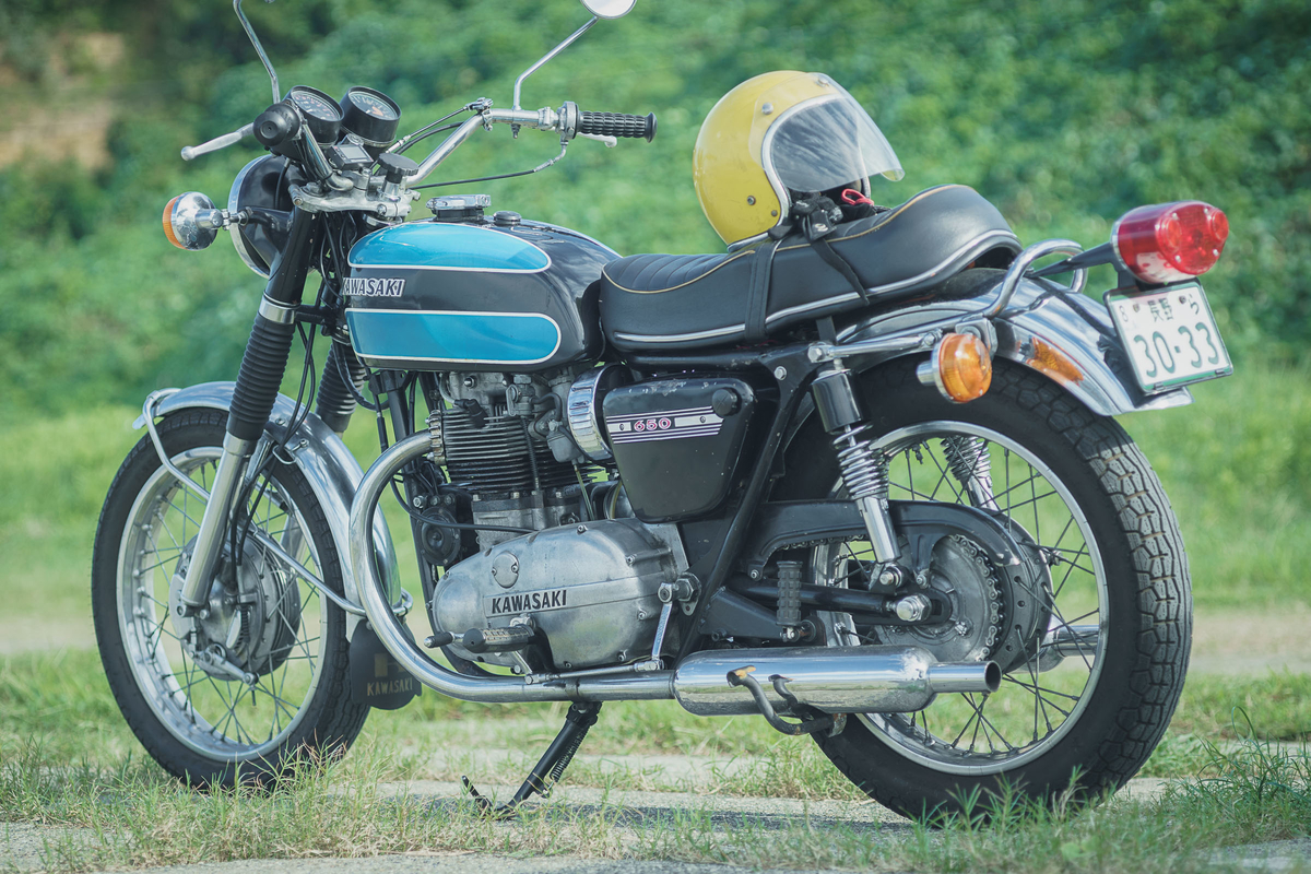 カワサキW1S-A：上越の海へ - CB400F・個人的探求の記録