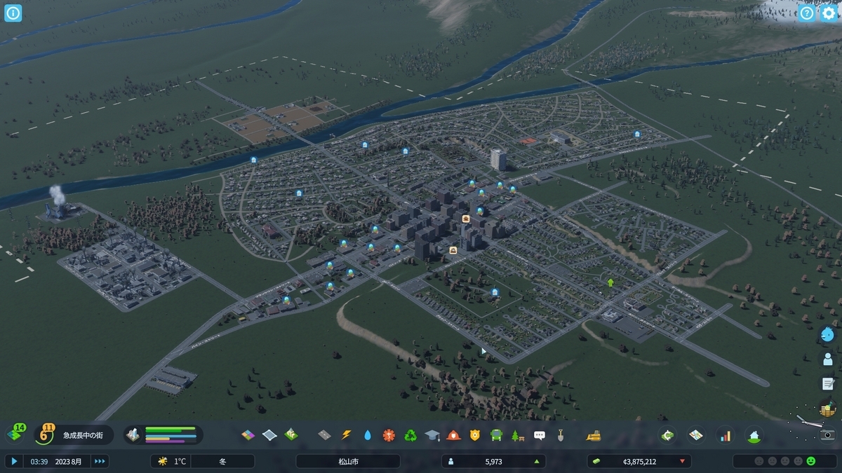 cities skylines2 プレイ日記2 - ピアノと書評日記