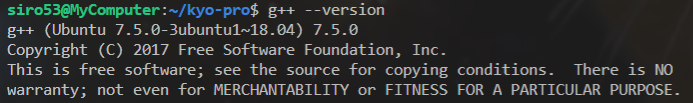 Alc Atcoder Library を手元で動かすメモ 自分用 Memo46