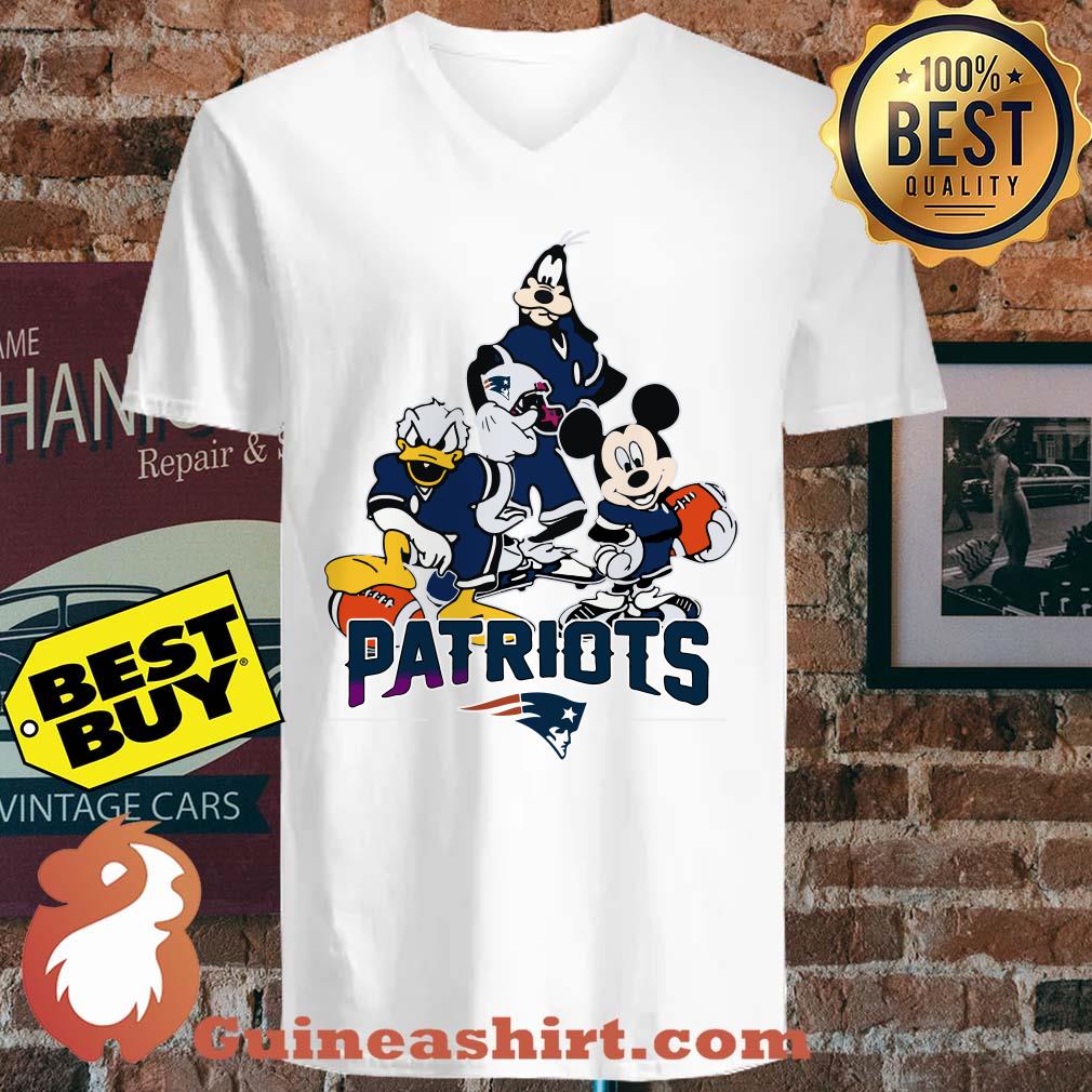 Donald Duck Mickey mouse and Goofy New England Patriots shirt ...