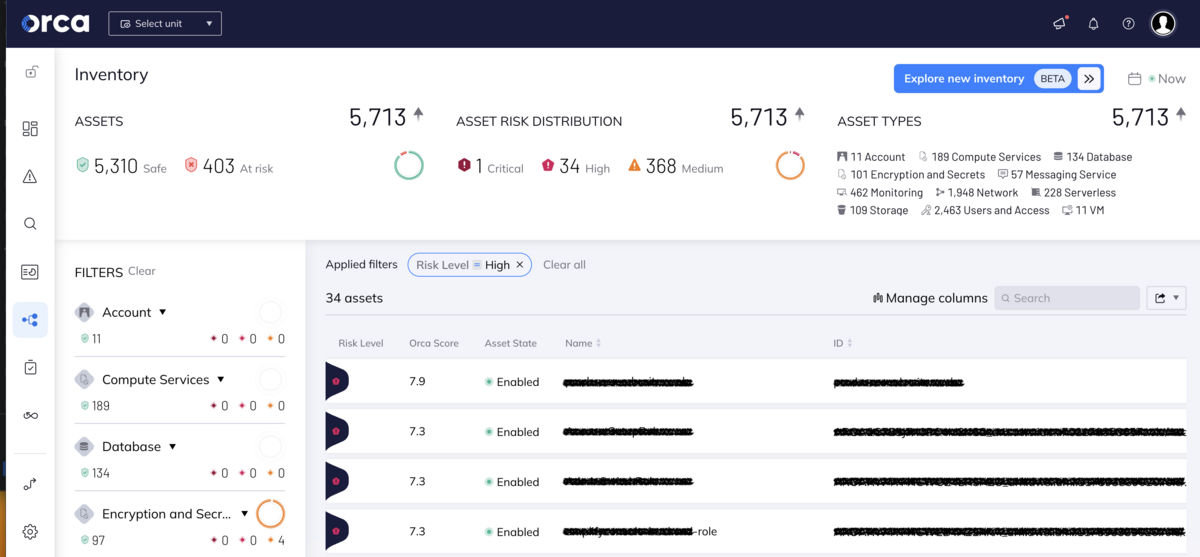 Orca Security のインベントリ機能をご紹介 - ForgeVision Engineer Blog