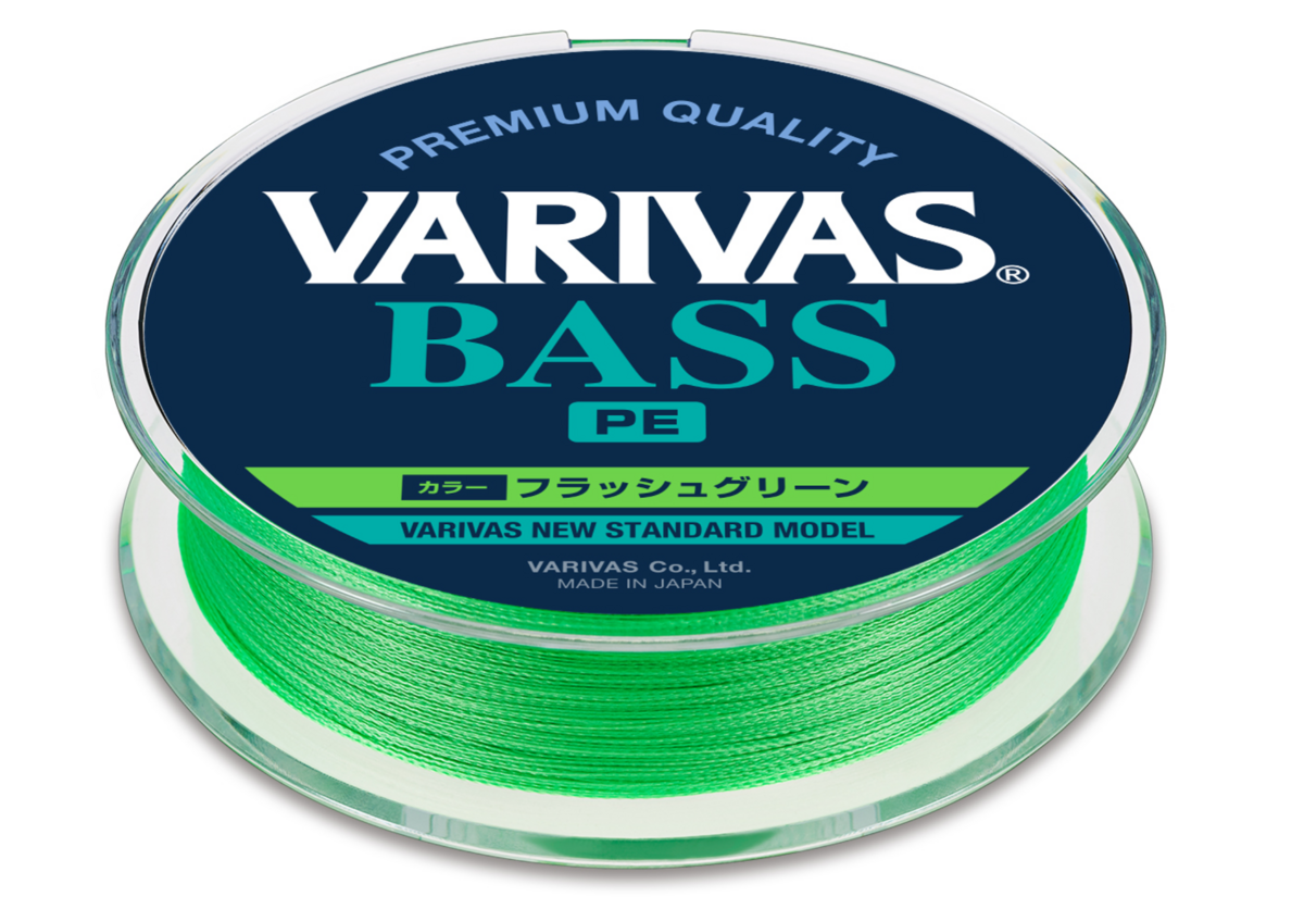 【バリバス】視認性に優れたフラッシュグリーンのライン「VARIVASバスPE X4」発売！ - バス釣り速報