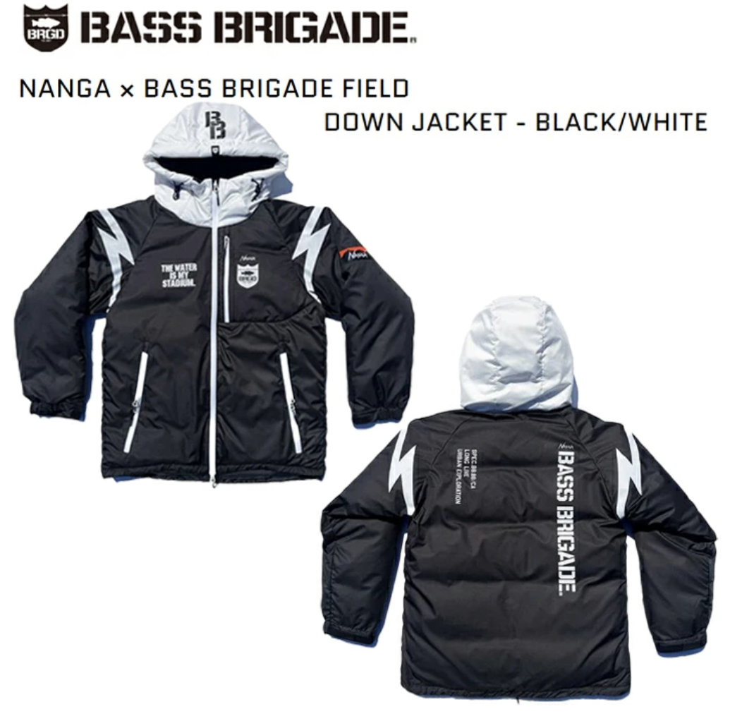 【NANGA × BASS BRIGADE】最強の防水透湿と機動力を両立「FIELD DOWN JACKET」発売！ - バス釣り速報