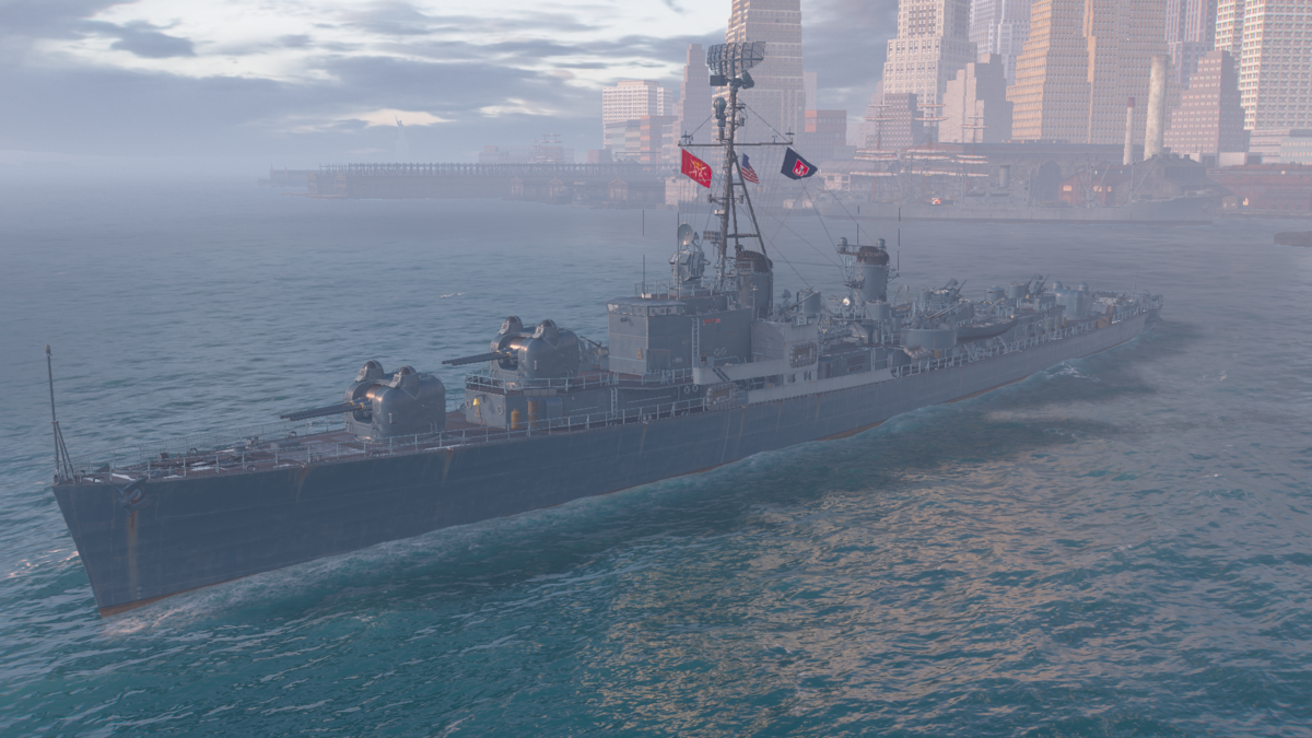 【WoWS】アメリカ超駆逐艦ジョシュア・ハンフリーズの性能や使用感について - びーびーの記録