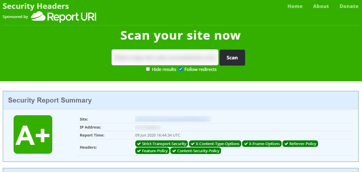 ASP.NET Core でセキュアな レスポンスヘッダー を設定する - BEACHSIDE BLOG