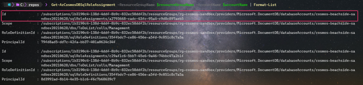 Cosmos DB で RBAC を構成して接続文字列の管理を不要にする ( Azure, PowerShell ) - BEACHSIDE BLOG