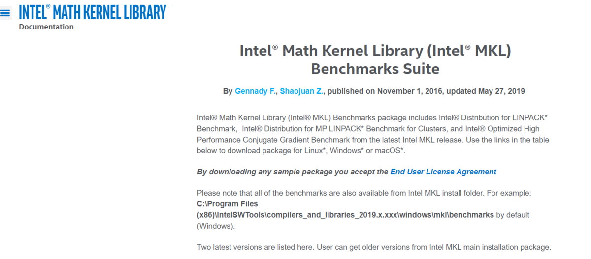 WindowsでLinpackの実行（最強CPUベンチマークとしてのHPL） - こしぞーのひとり情シス