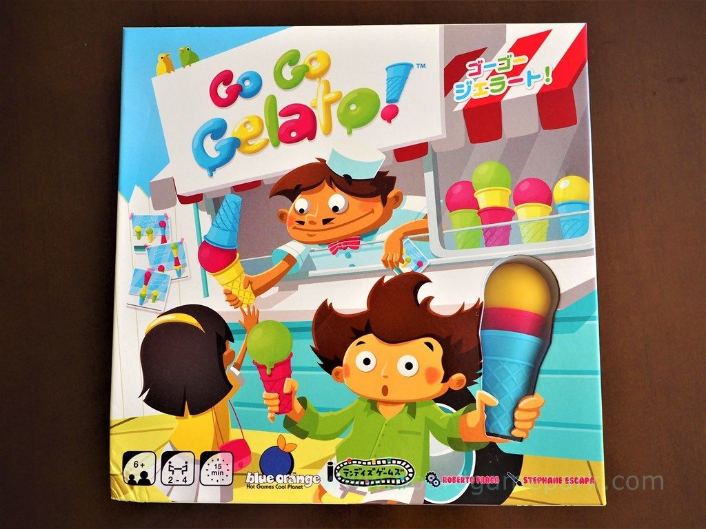 「ゴーゴージェラート！(Go Go Gelato!)」アイスづくりがテーマのリアルタイムアクションゲーム。 - 親子ボードゲームで楽しく学ぶ。