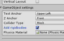 音声認識で3D文字表示【FlyingText3D】 - トマシープが学ぶ