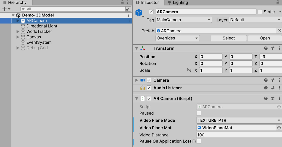 ImagineWebARアセットのWorldTracker【Unity】 - トマシープが学ぶ