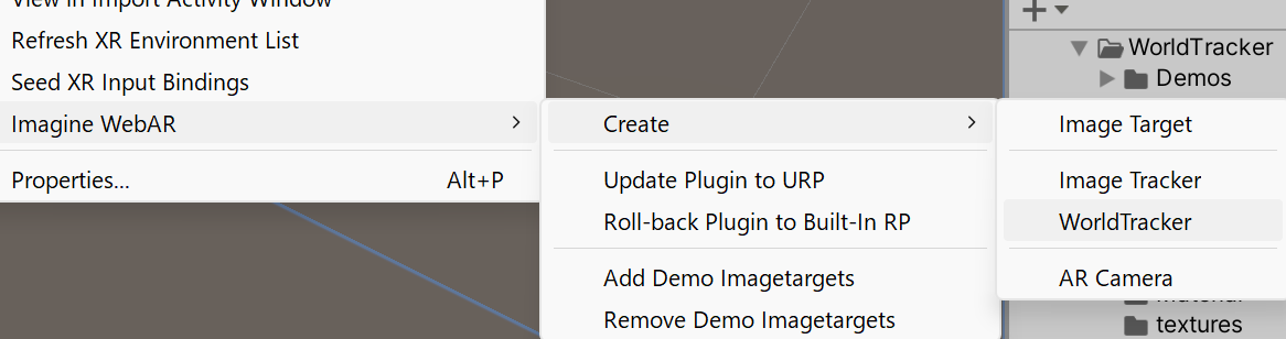 ImagineWebARアセットのWorldTracker【Unity】 - トマシープが学ぶ