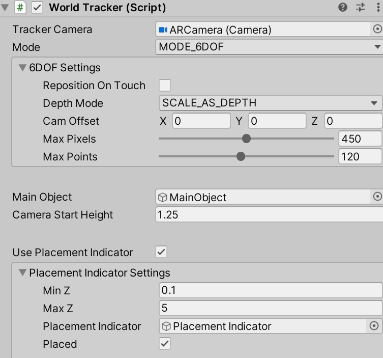 ImagineWebARアセットのWorldTracker【Unity】 - トマシープが学ぶ