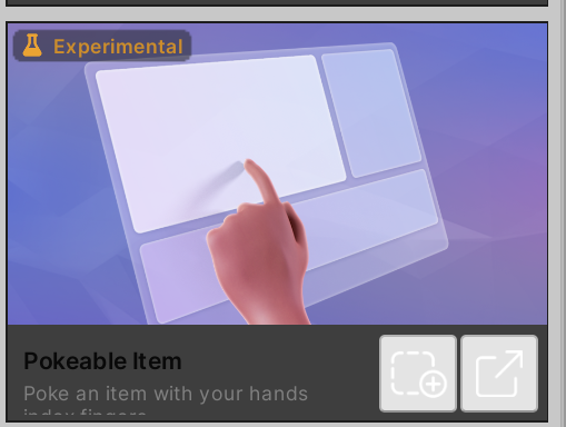 QuestのハンドトラッキングでUI入力【Poke】 - トマシープが学ぶ