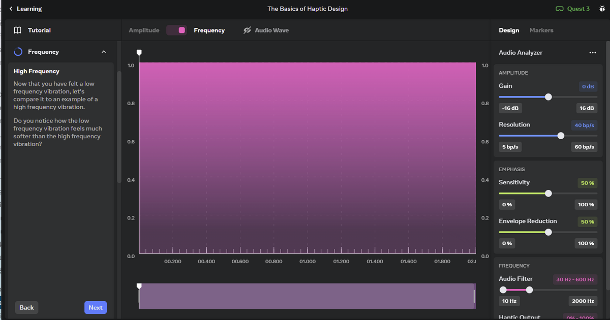Haptics Studioを使って振動をUnityに取り込む【Meta】 - トマシープが学ぶ