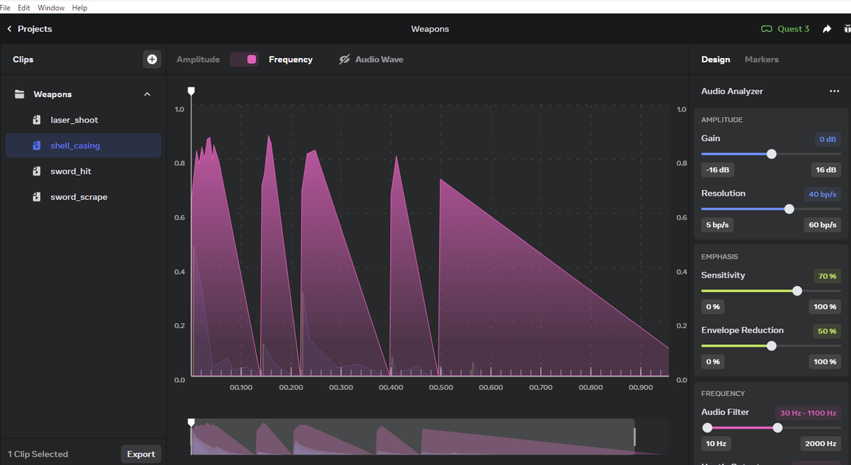Haptics Studioを使って振動をUnityに取り込む【Meta】 - トマシープが学ぶ