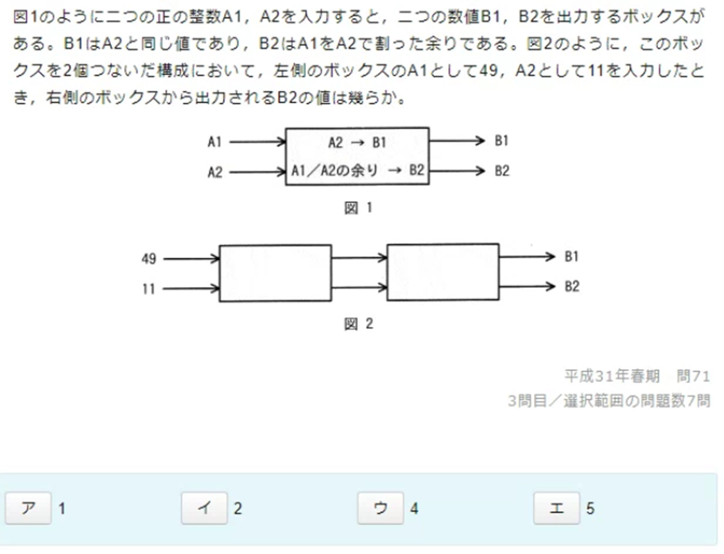 ITパスポート_計算問題 - bimori466の日記