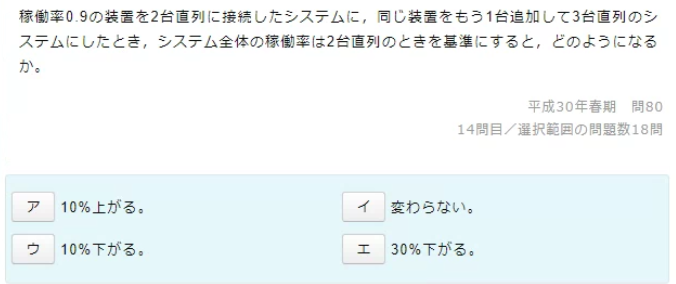 ITパスポート_計算問題 - bimori466の日記