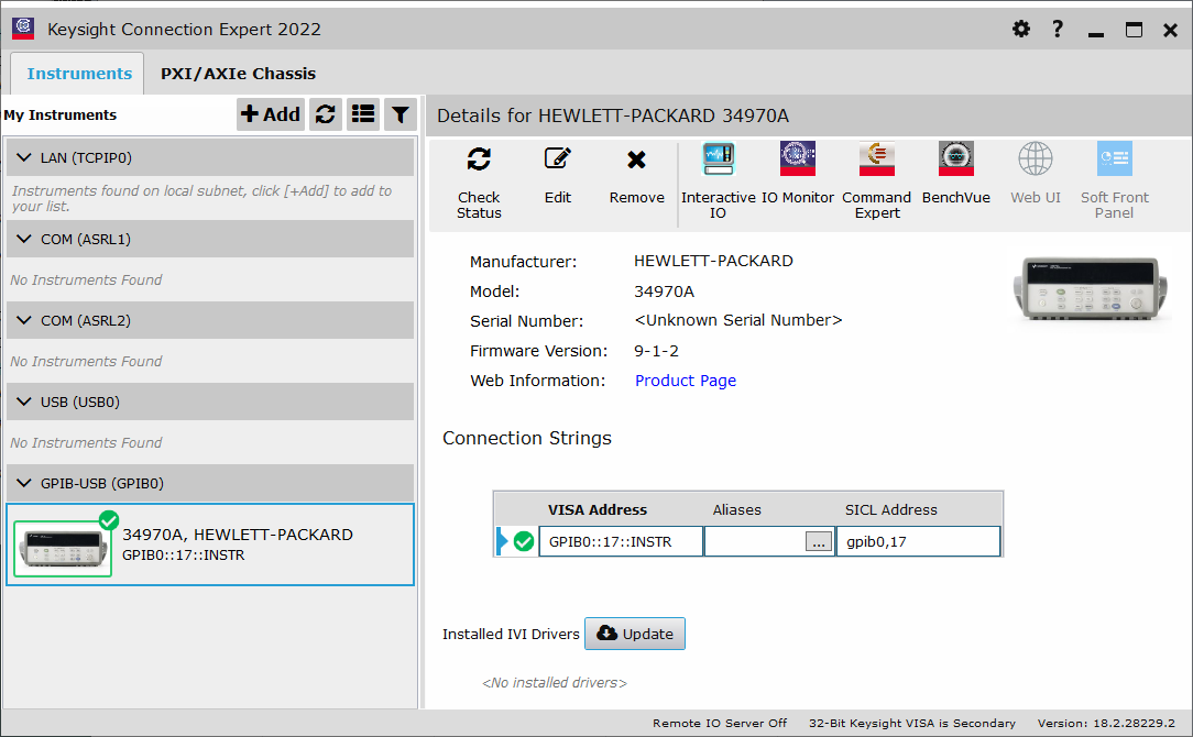 キーサイトのGPIBをNIのVISAで動かす（3） - blochの日記