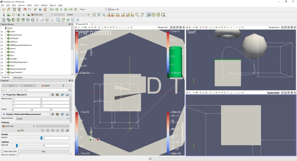 ParaViewで3Dオブジェクトを作成する - MRが楽しい