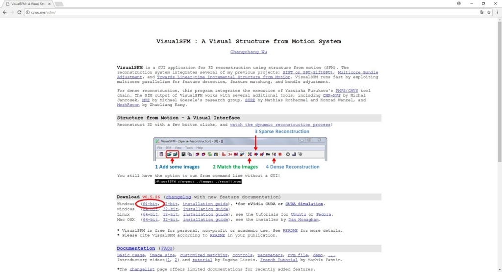 HoloLensの開発環境構築手順 VisualSFM編 - MRが楽しい