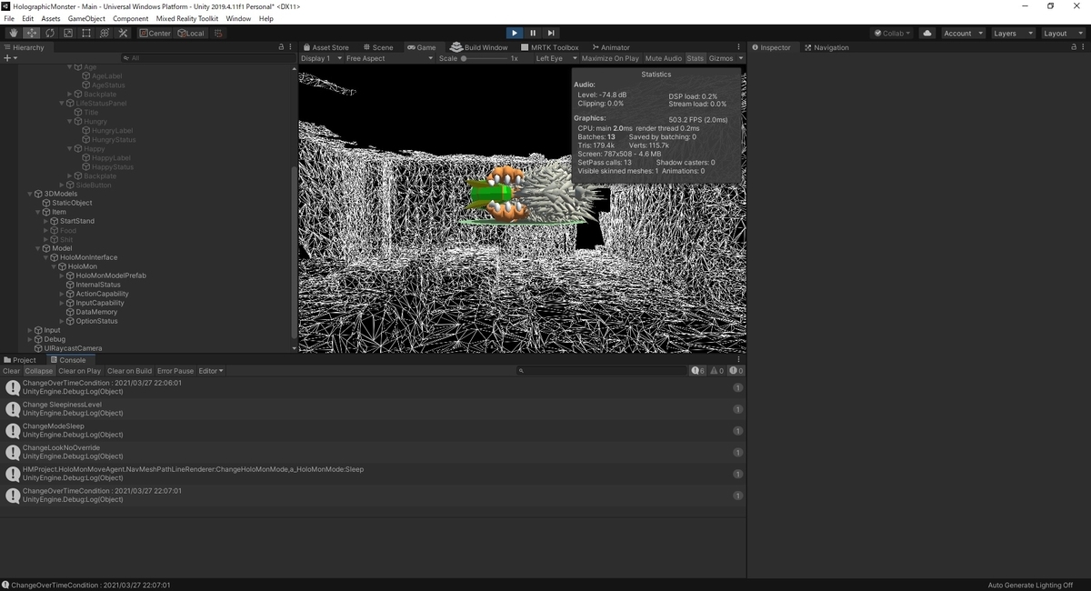 HoloLens2でホロモンアプリを作る その21（ReactivePropertyに構造体を指定する） - MRが楽しい