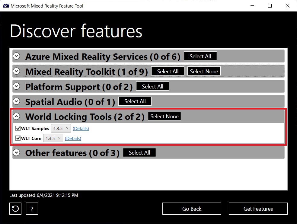 WorldLockingToolsのサンプルシーンを試す - MRが楽しい