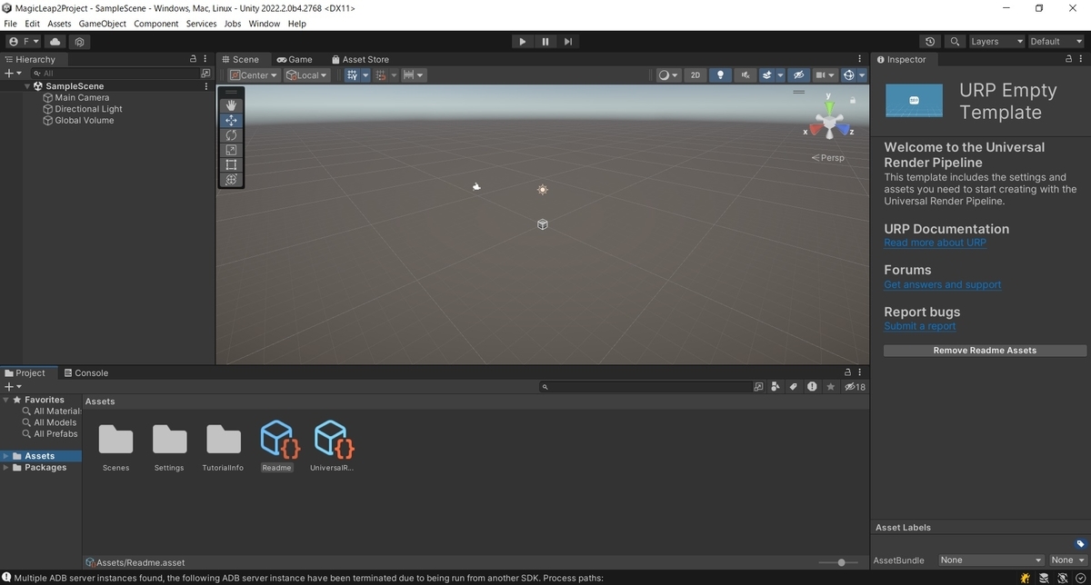 Magic Leap 2の開発環境構築手順 その3(新規Unityプロジェクトの作成と開発用パッケージのインポート) - MRが楽しい