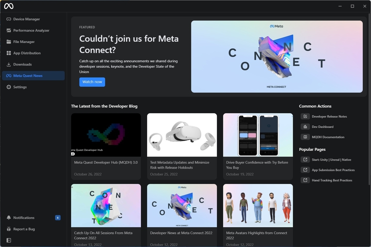 Oculus Developer Hub の環境構築手順 - MRが楽しい