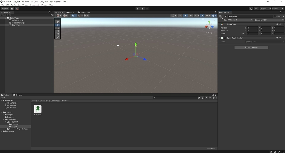 UniTaskのDelayを使って指定時間待機させる - MRが楽しい
