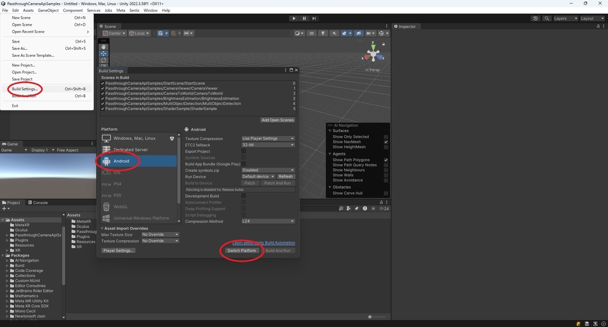 Unity-PassthroughCameraAPISamplesを使ってQuest3でカメラアクセスを試す - MRが楽しい
