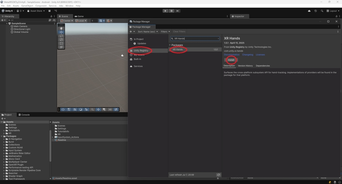 MetaHorizonの開発ドキュメントを読む その20（Meta XRインタラクションとUnity XRのスタートガイド） - MRが楽しい