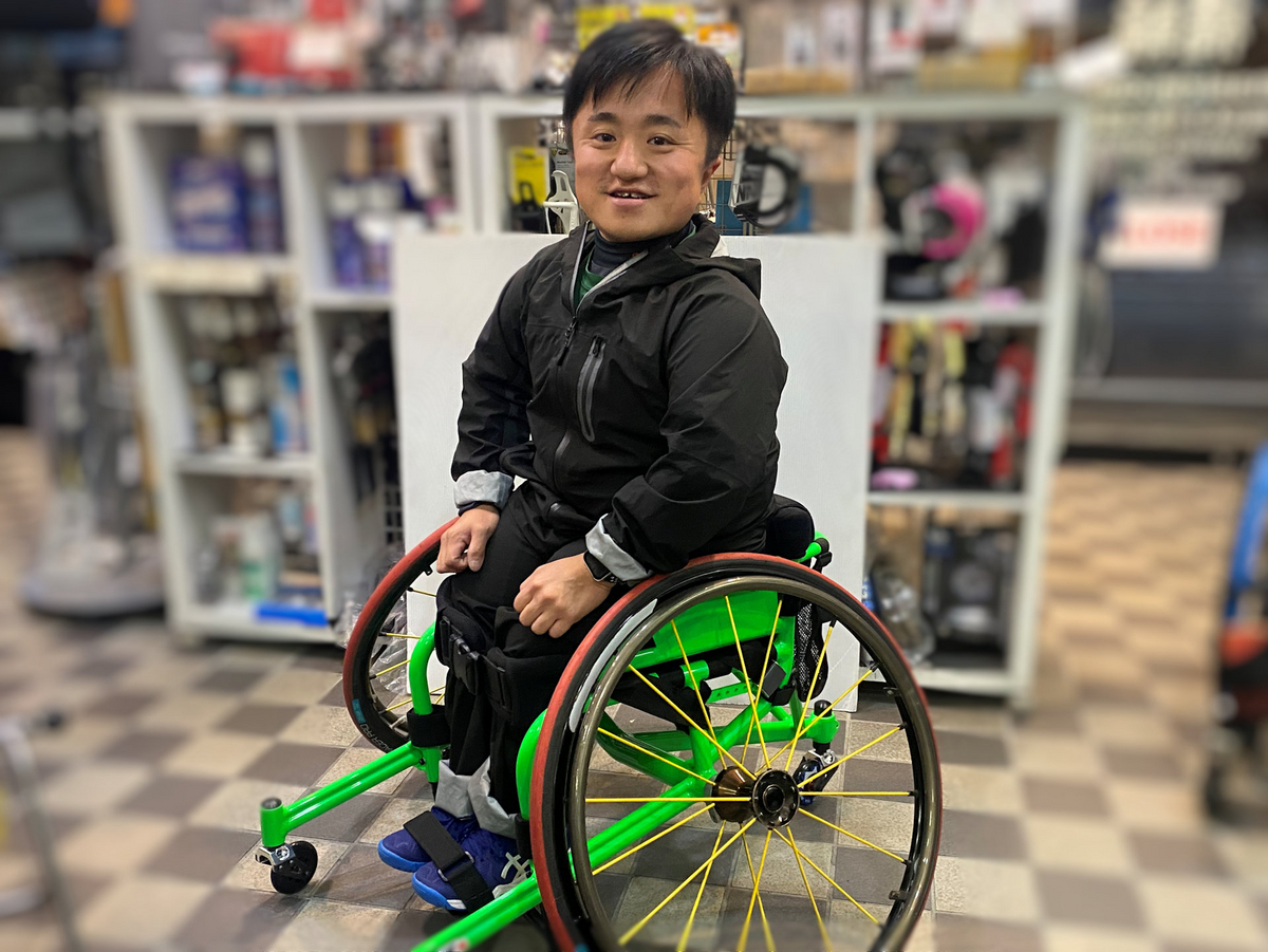 久々なOX製のテニス車納車 【TRZ】 - 橋輪車いす部↻BOBBYクンのなんくるないさぁ～