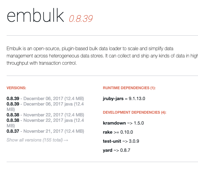 EmbulkのPluginをRubyで作成する"いろは" - Kekeの日記