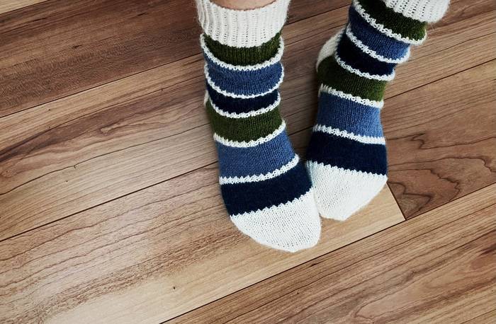 colorpalletsocks編めました - atelier Bochi.