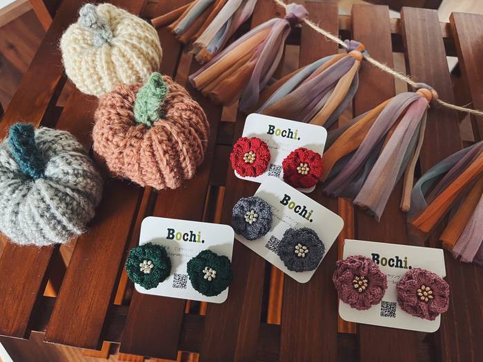 チュールヤーンの染色と私の色の決めの法則 - atelier Bochi.