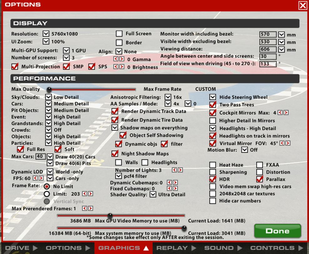 【iRacing】Graphicsグラフィックオプションを和訳してみた。 - のんびり生きてます/これから何をしましょうか？