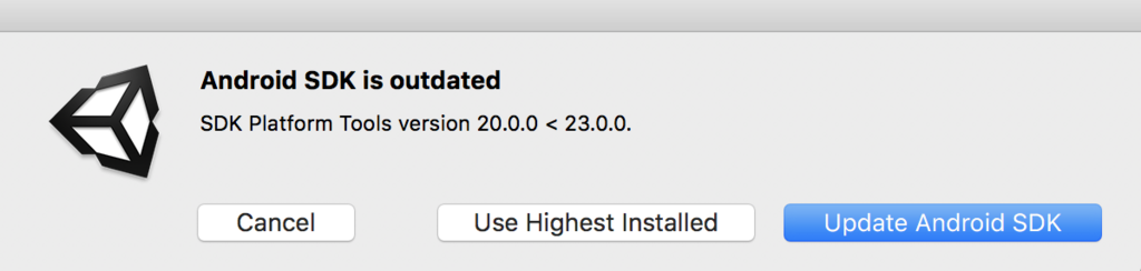 MacにてUnity5.6.6でAndroidビルドできないー備忘録-解決済み - ぼくの息抜き