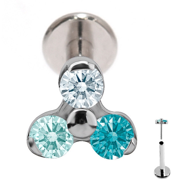 Trinity Pushpin Labret - BONshape