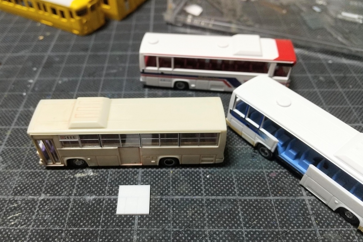 バスコレ改造 防長バス3356(RJツーステップ) Part.1 - 青リボン6858のブログ