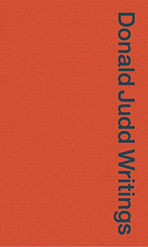 Donald Judd Writings Free read - book best big