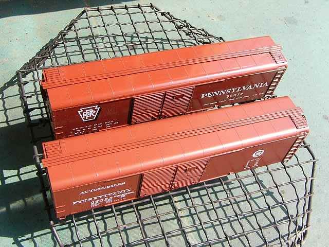 PRR X32 50' raund roof boxcar - brass solder