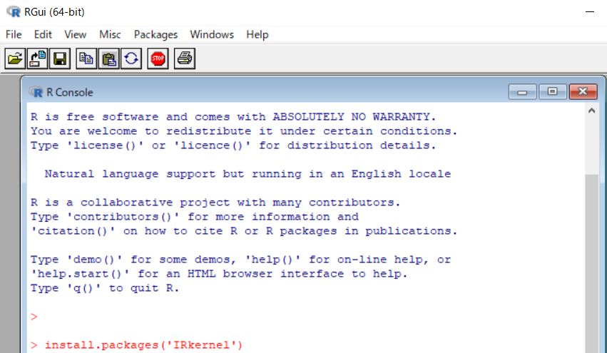 【R備忘録】Jupyter NotebookでRを使うための設定方法 - Hazy Ideas